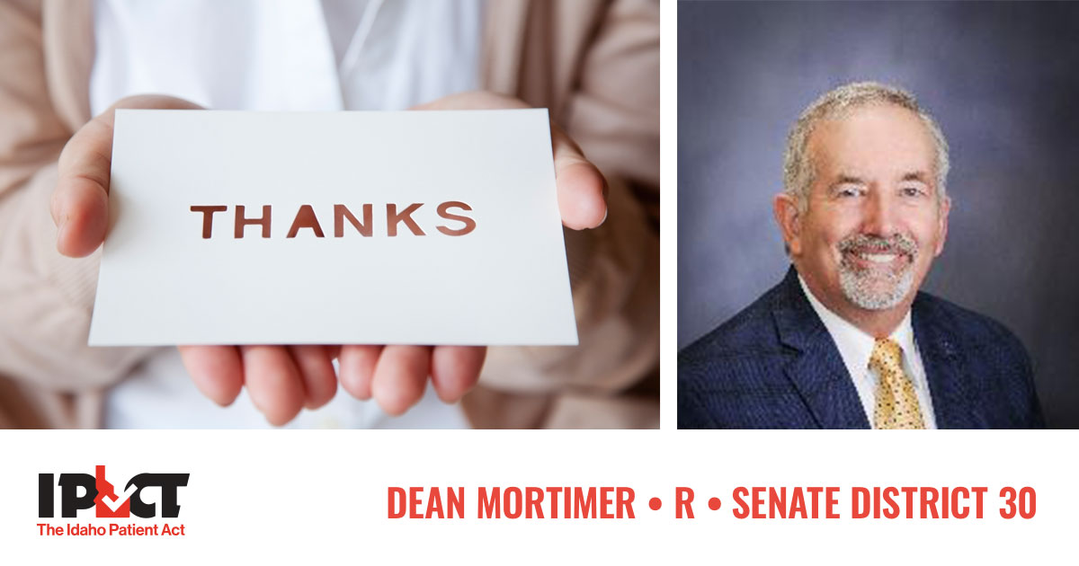 Dean Mortimer - The Idaho Patient Act