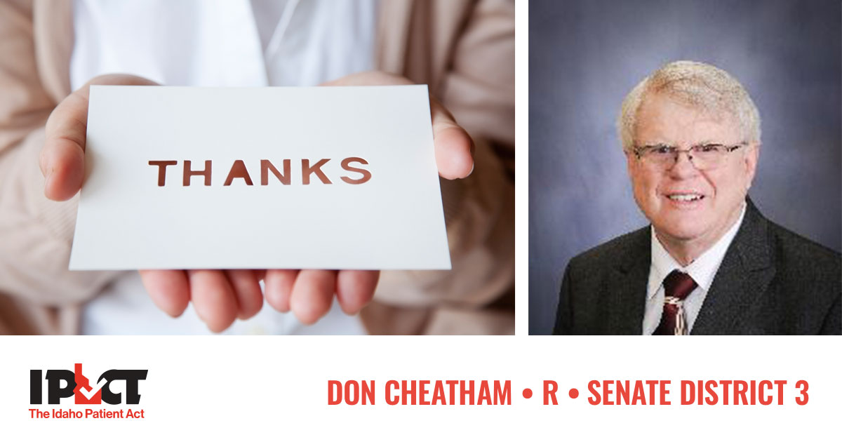 Don Cheatham - The Idaho Patient Act