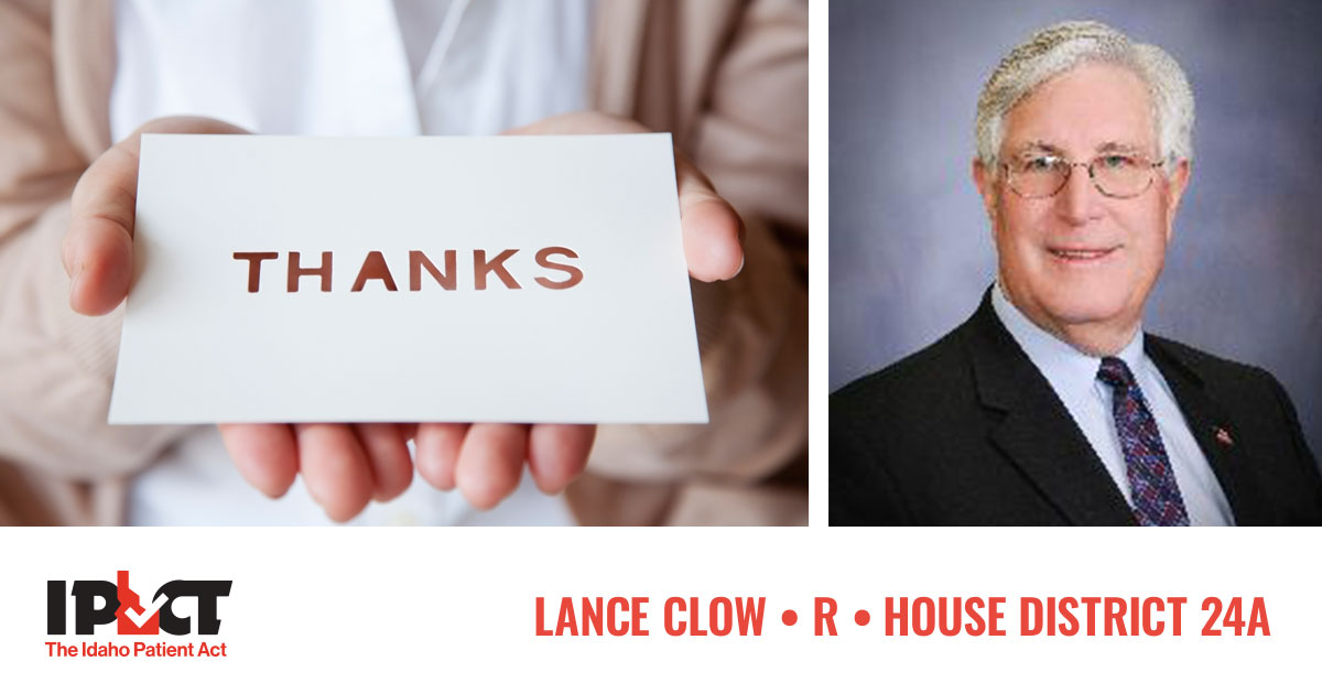 Lance Clow - The Idaho Patient Act