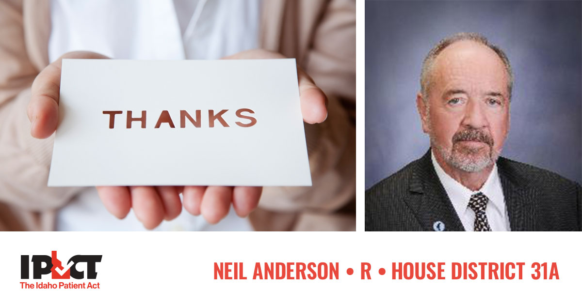 Neil Anderson - The Idaho Patient Act